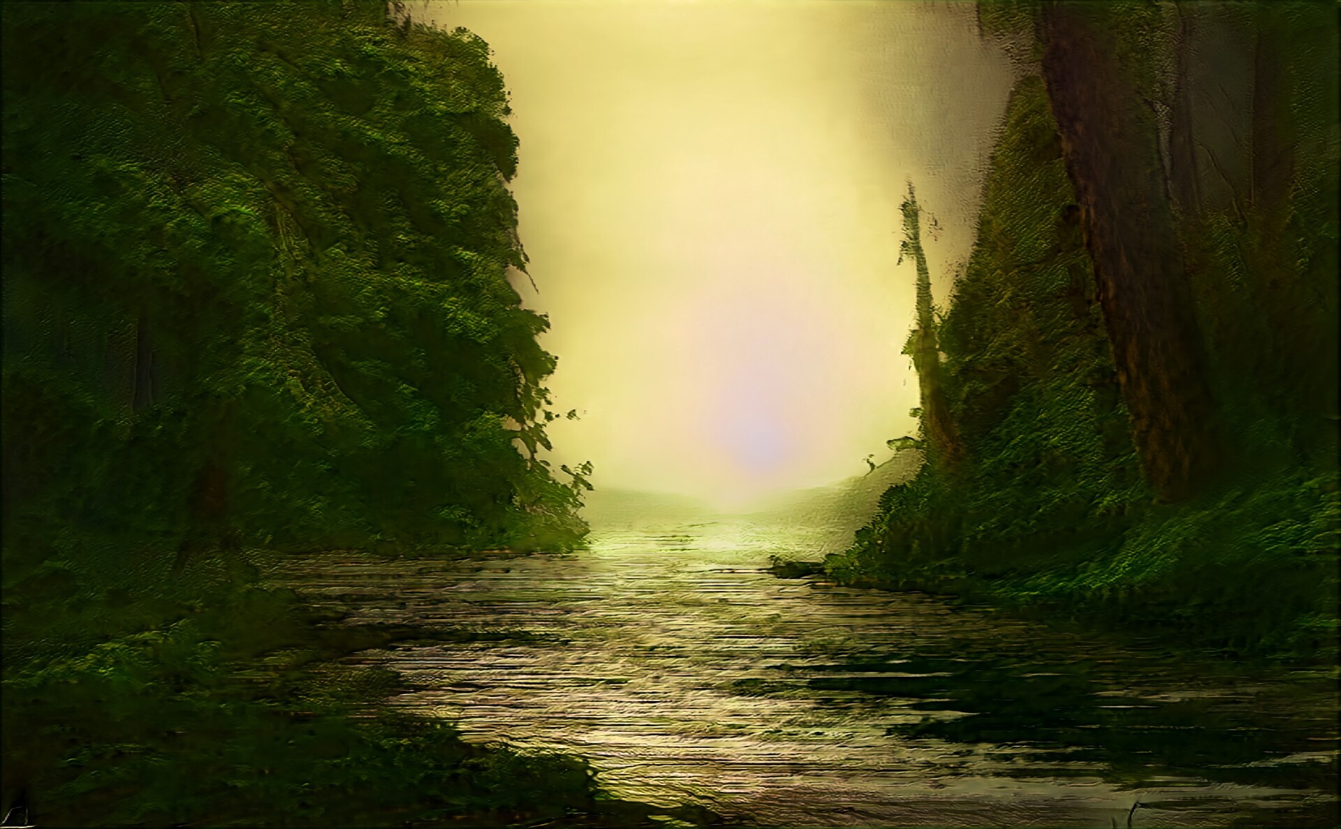 ArtStation - Sunset River