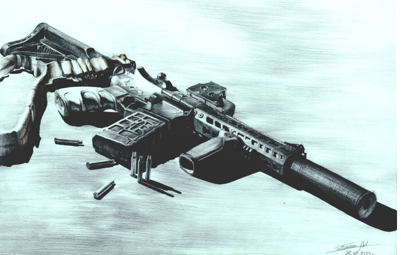 ArtStation - M4 suppressed