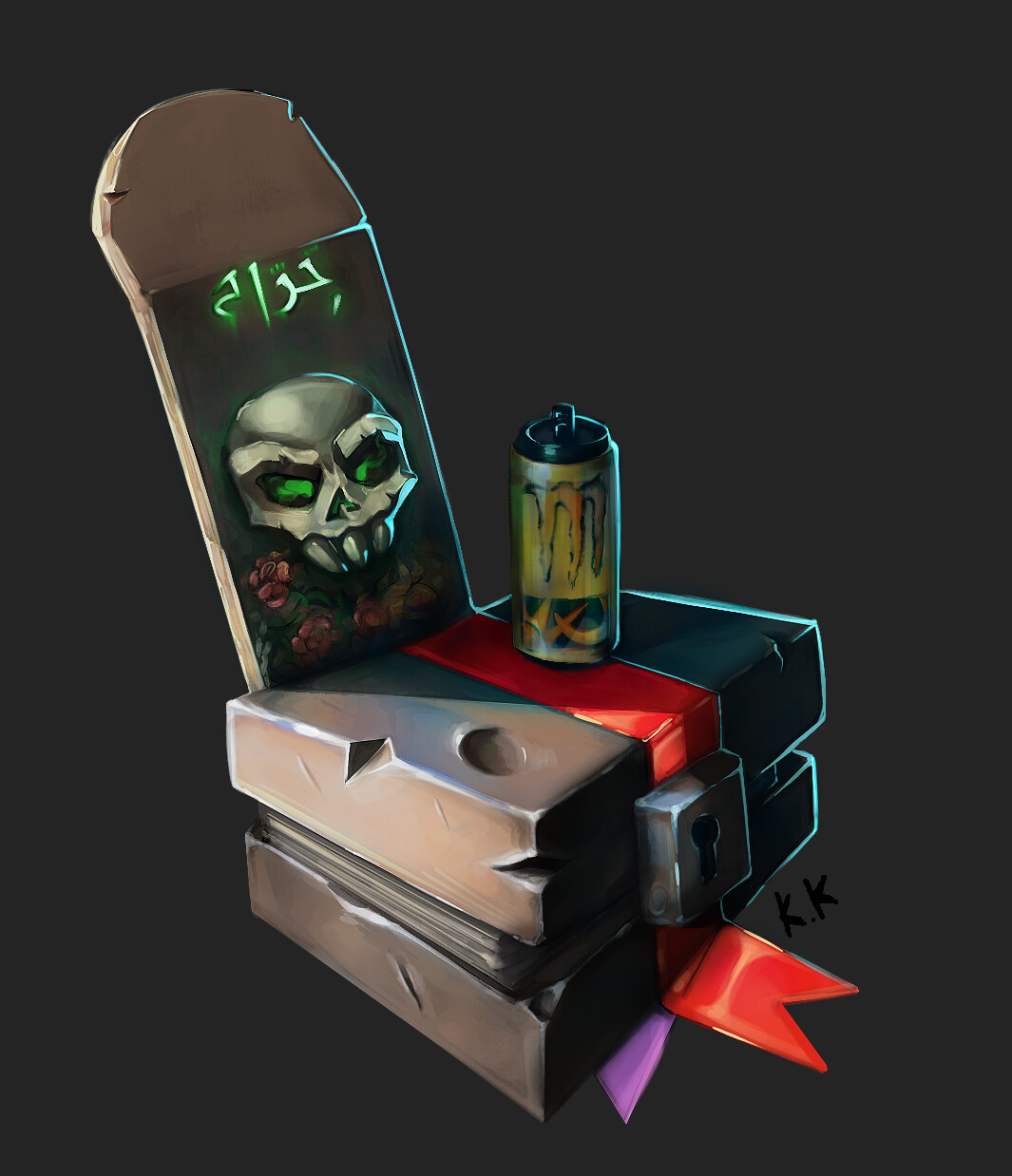 ArtStation - Items for necromancer teenager