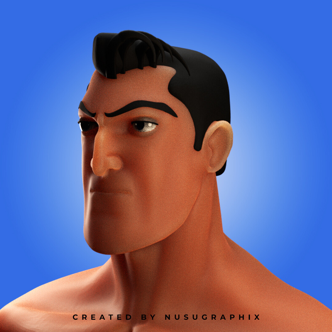 ArtStation - Stylized Batman character model..