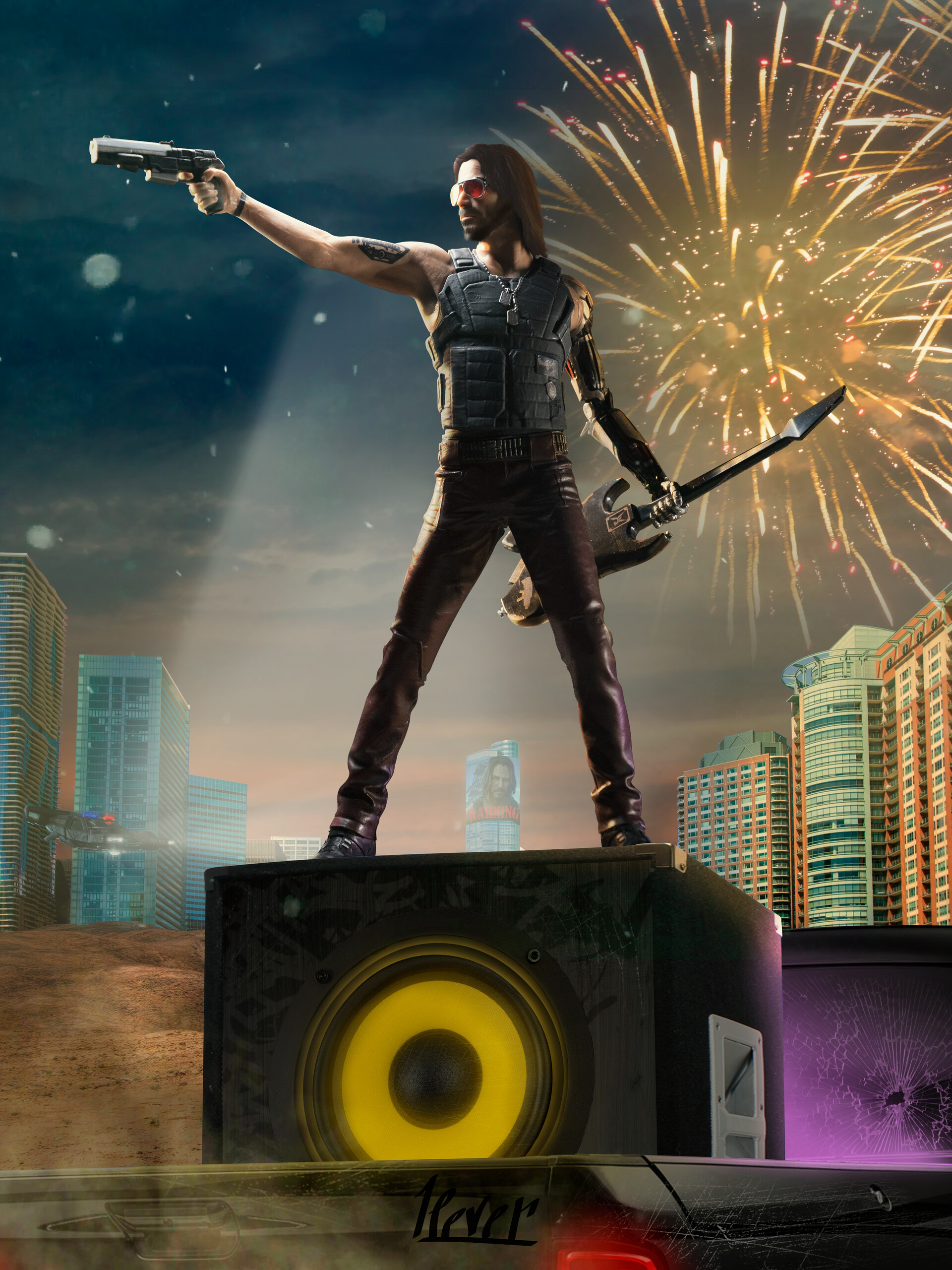 ArtStation - Keanu Reeves in Cyberpunk 2077