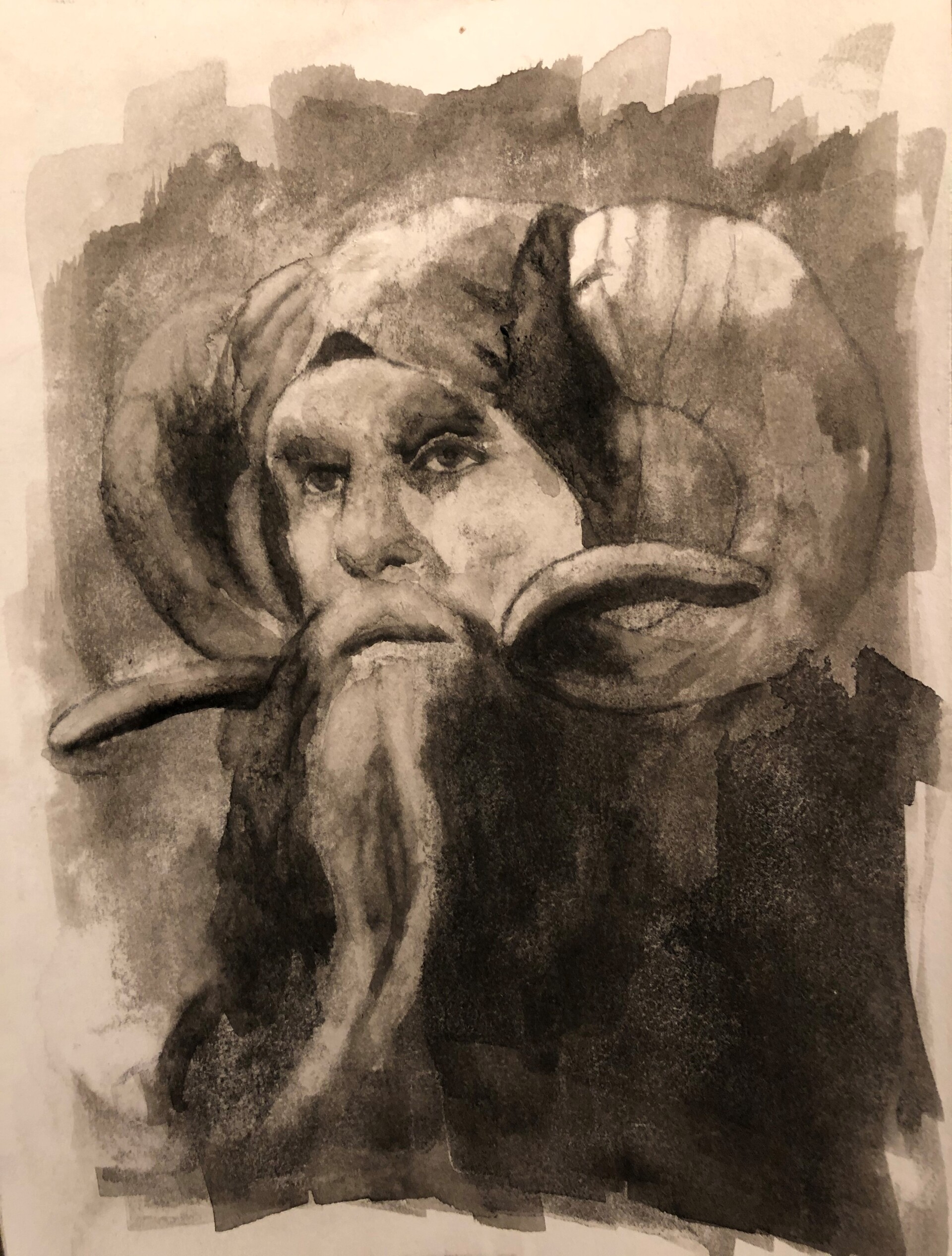 Griffin Long - Portrait of Tim, the Enchanter from "Monty Python and ...