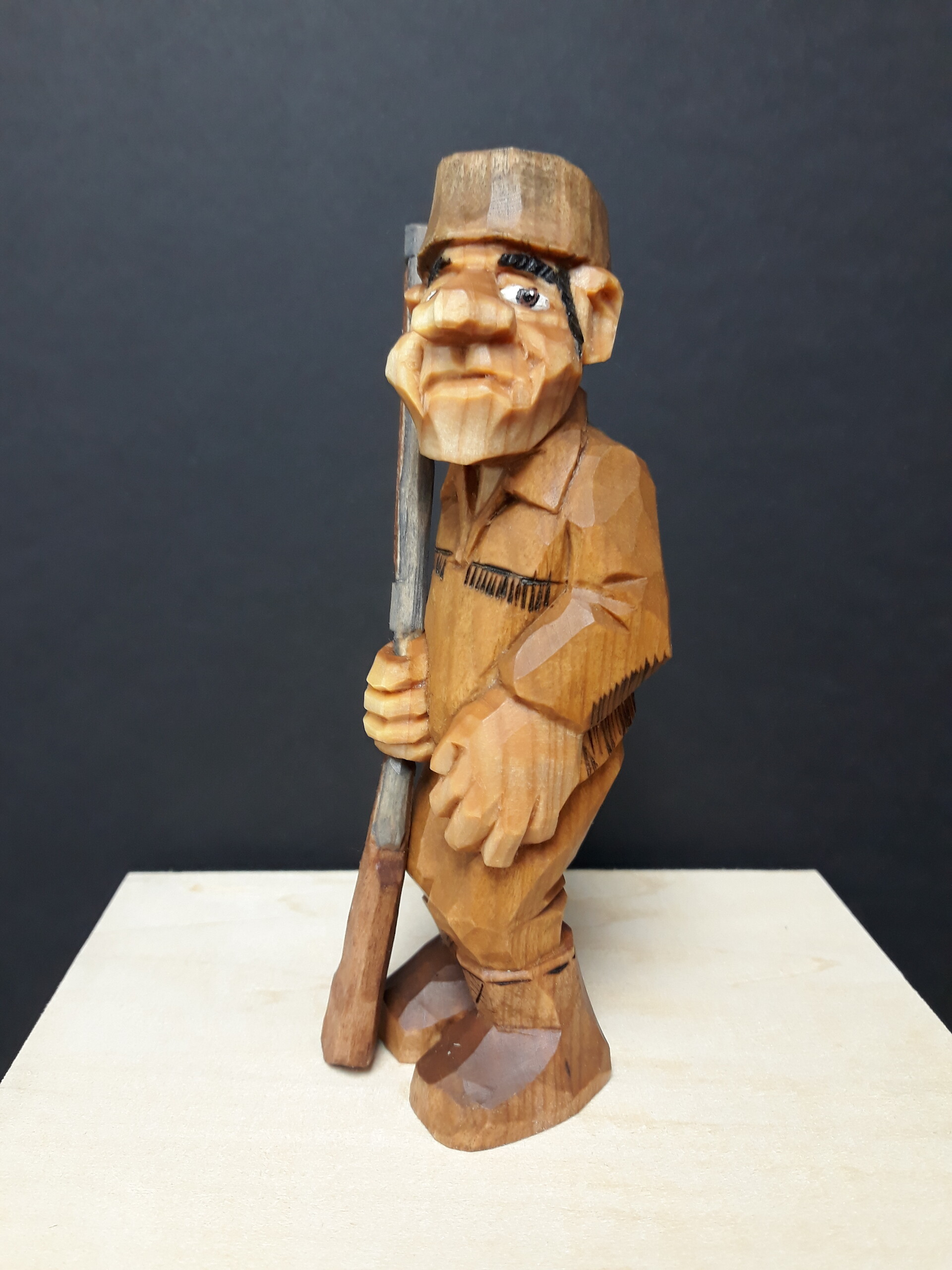 ArtStation - Daniel Boone 2, 1.75x2x6 basswood and acrylic