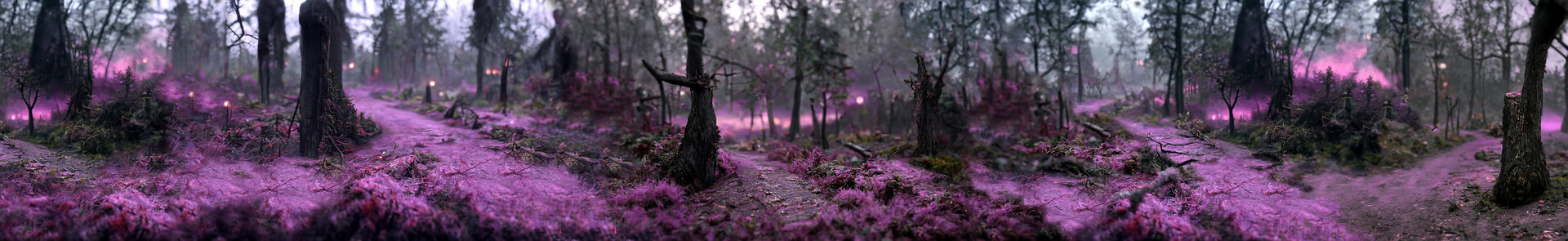 ArtStation - Pink Forest Path