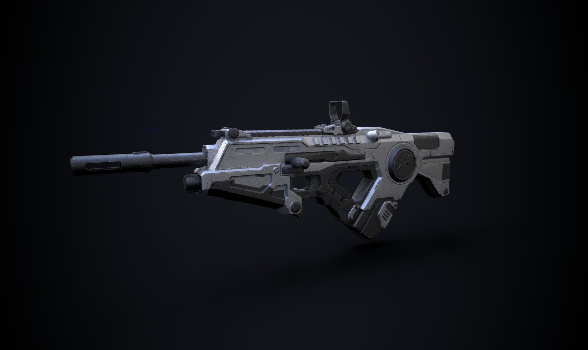 ArtStation - Sci-fi Assault Rifle