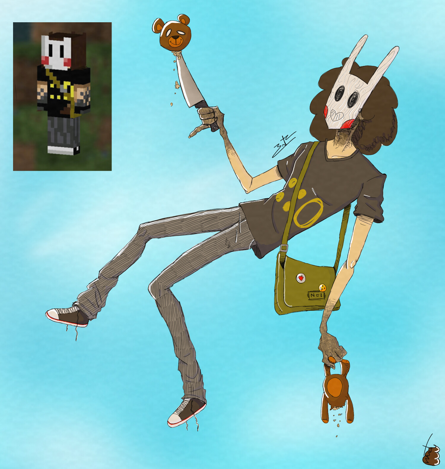 ArtStation - minecraft skin