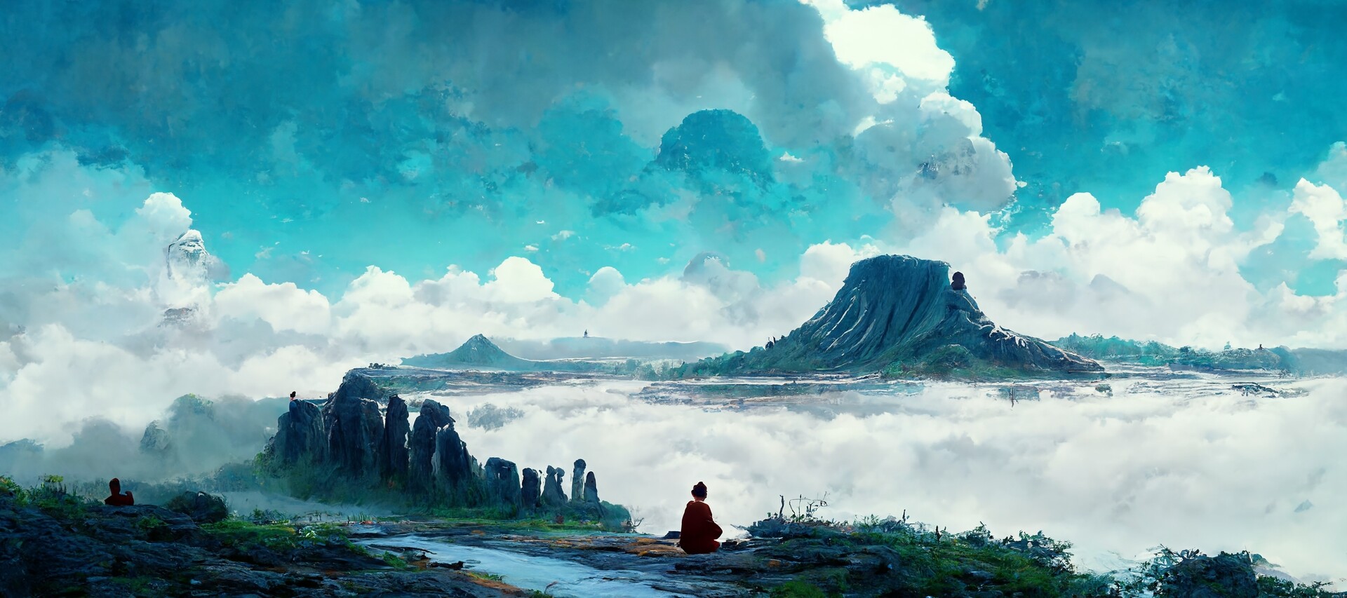 ZC - MidJourney AI Experiment - Find Buddha