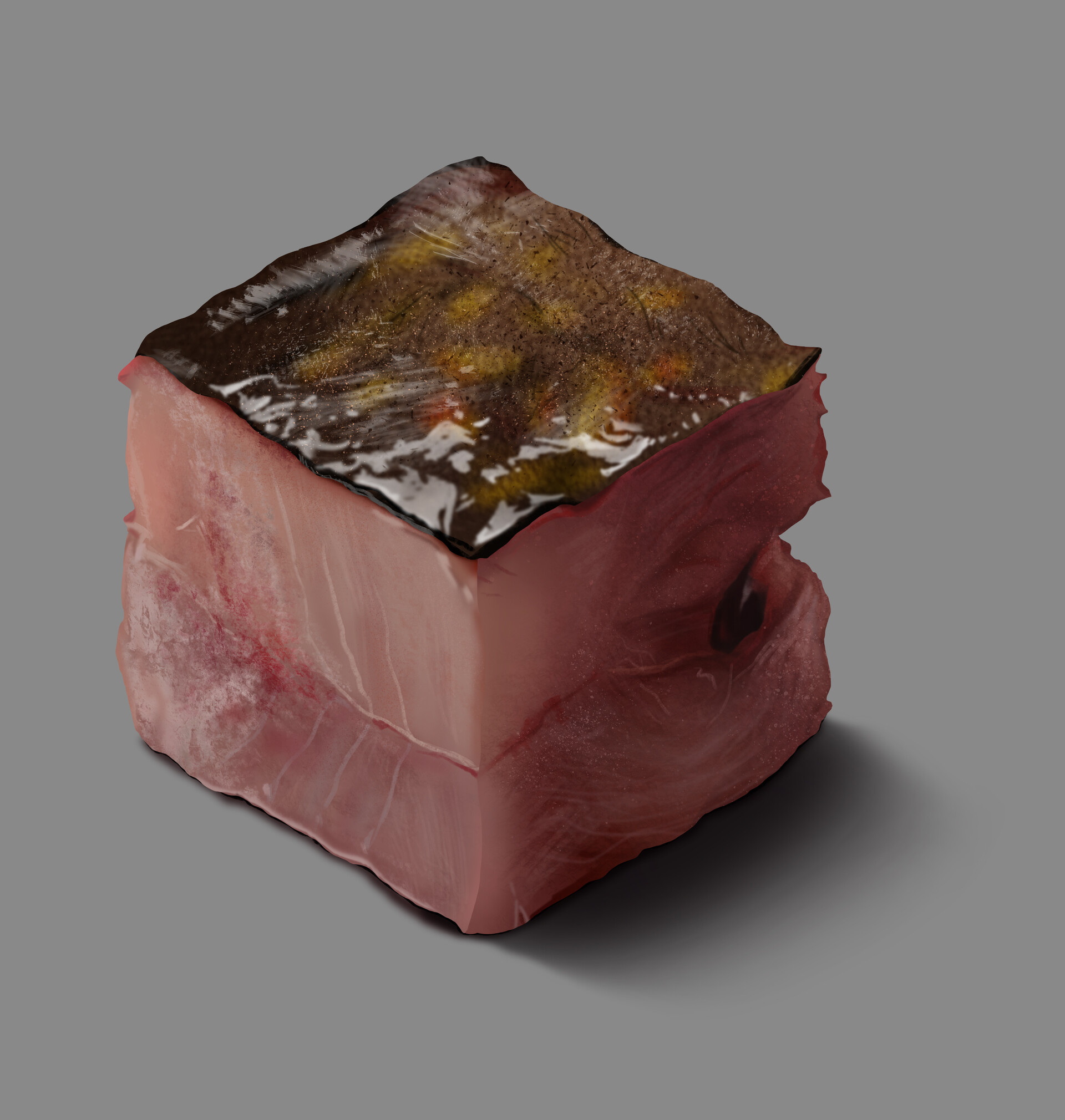 ArtStation - Study: Cube of Food