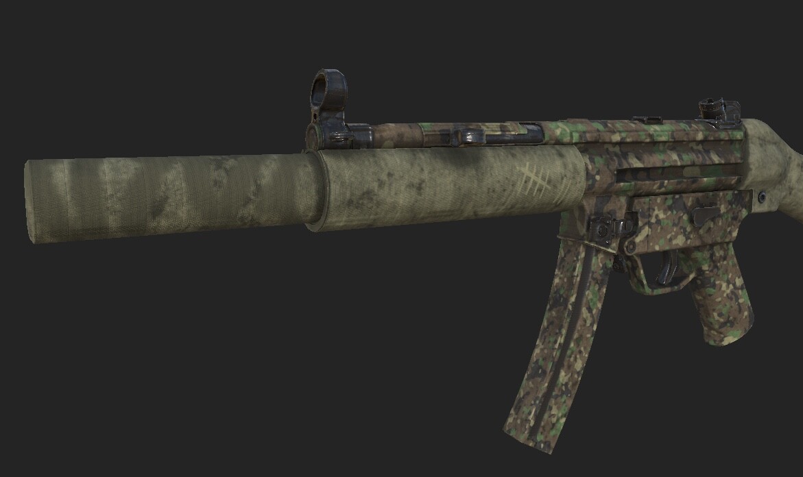 ArtStation - “Jungle Warfare” MP5SD