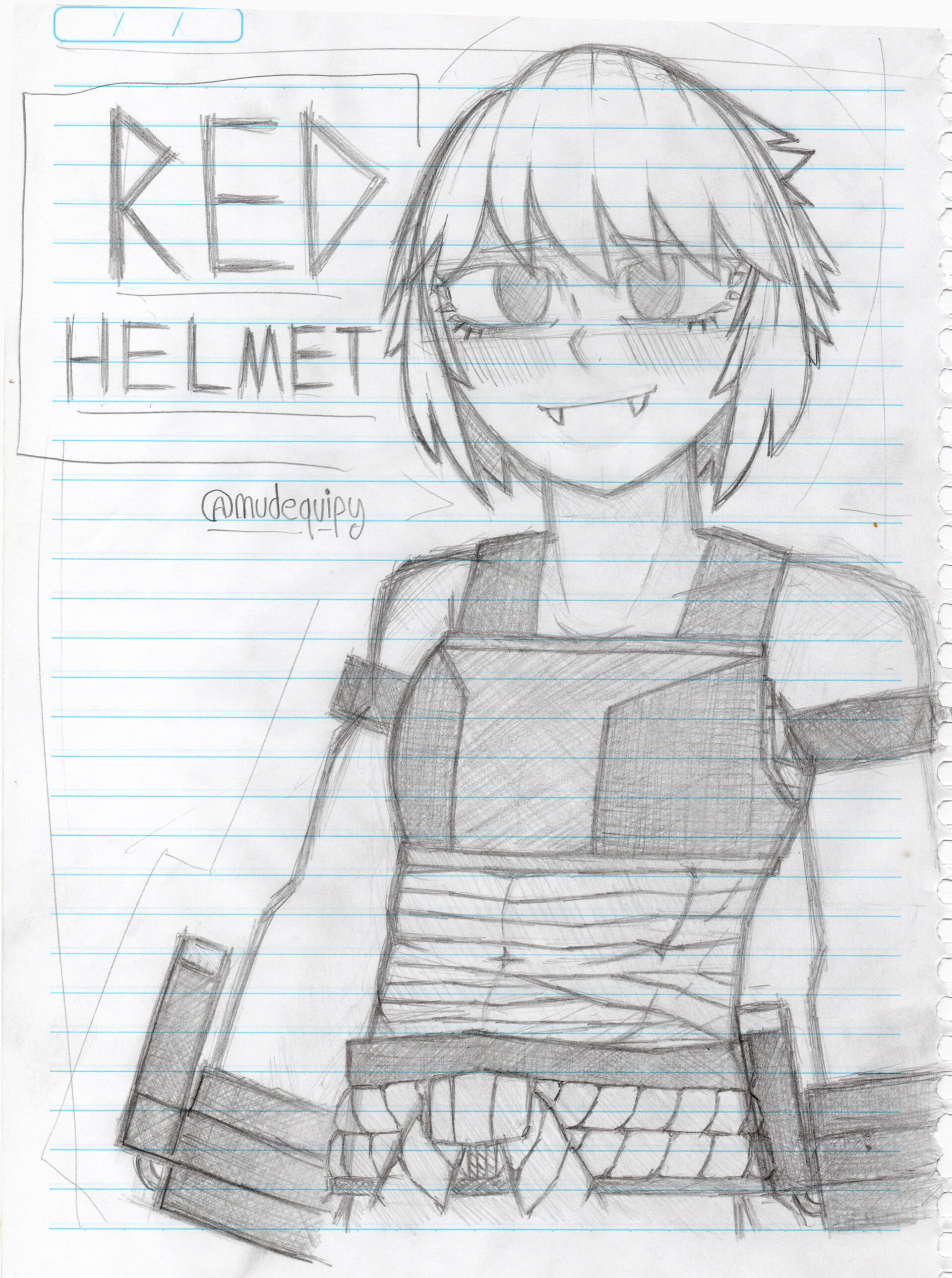 ArtStation - Red Helmet (without her helmet)