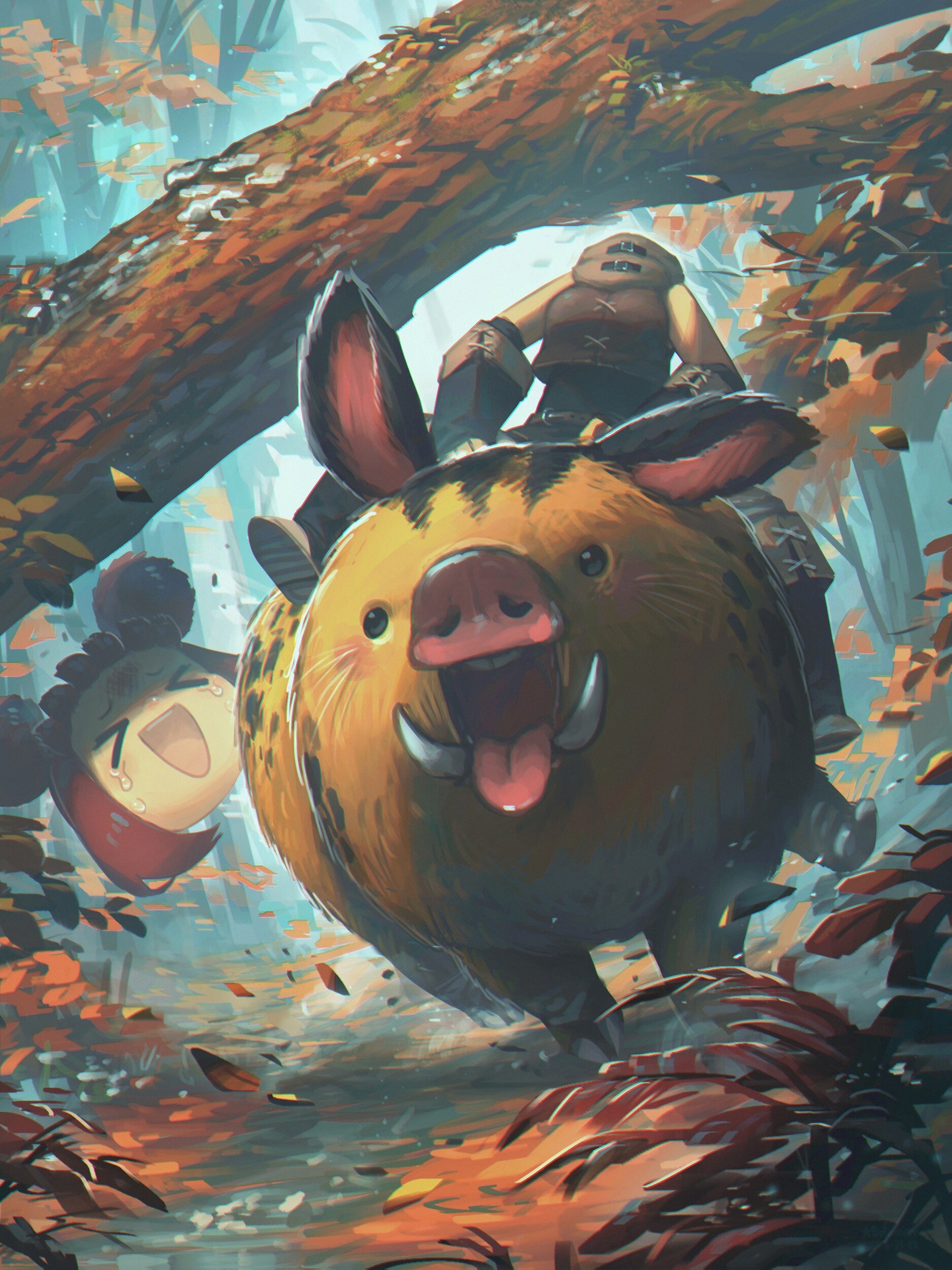 ArtStation - Boar Rider
