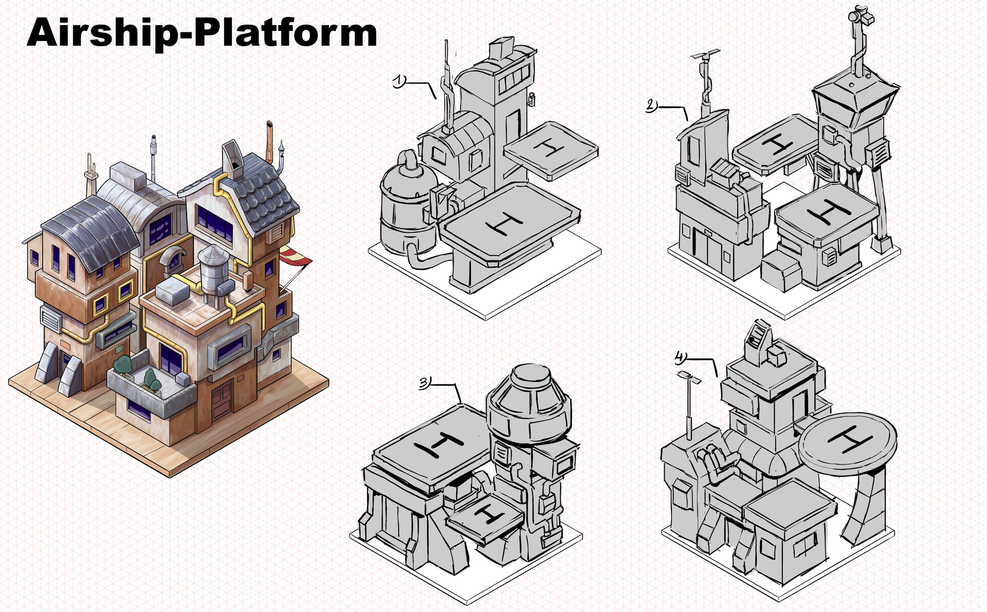 ArtStation - Athena video game (Exedra games) concept