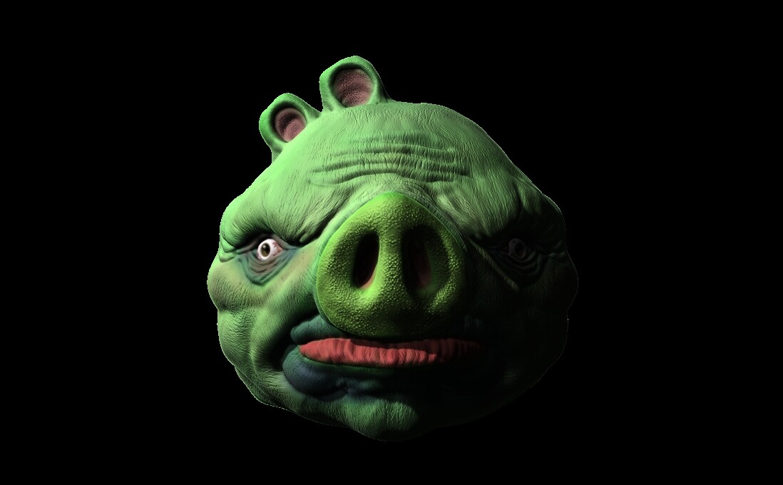 Real Angry Birds Pigs