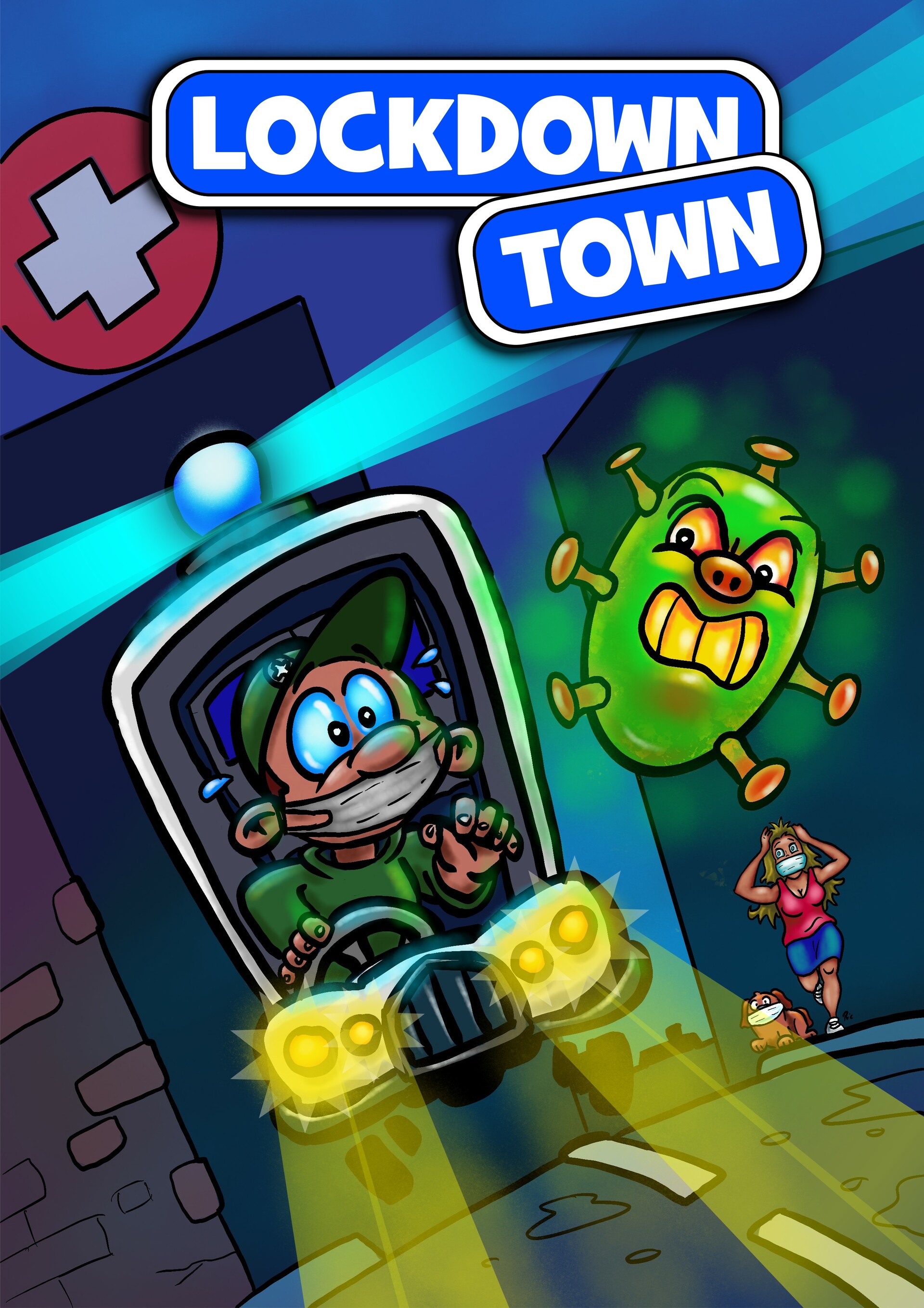 ArtStation - Lockdown Town - Cover art