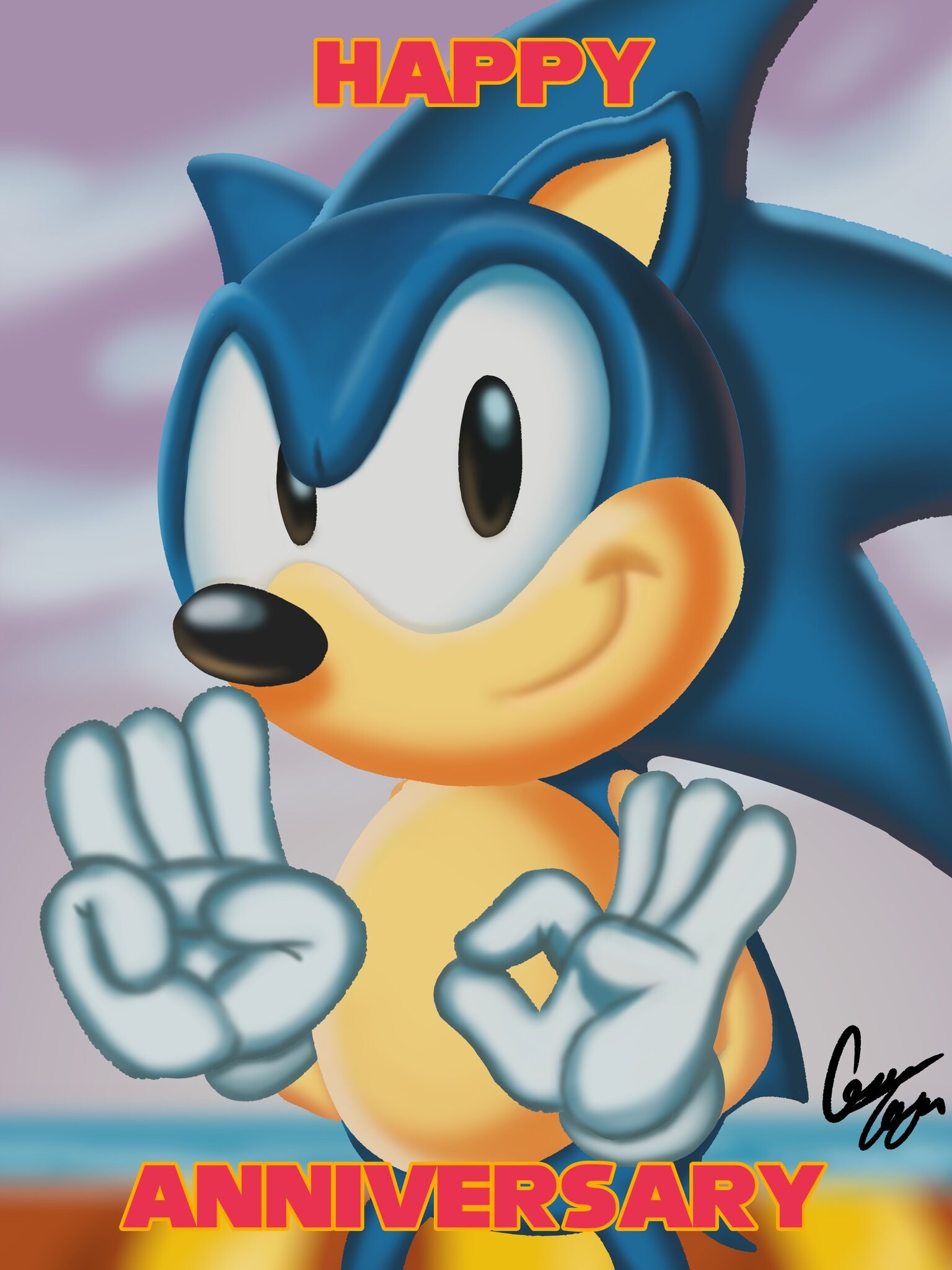 ArtStation - sonic 30th anniversary