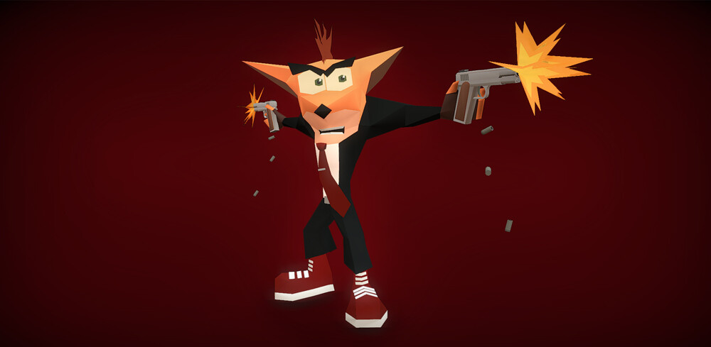 ArtStation - Low-Poly Study - Crash (2011)