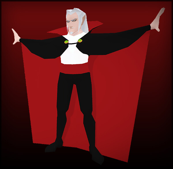 ArtStation - Low-Poly Study - Dracula (2011)