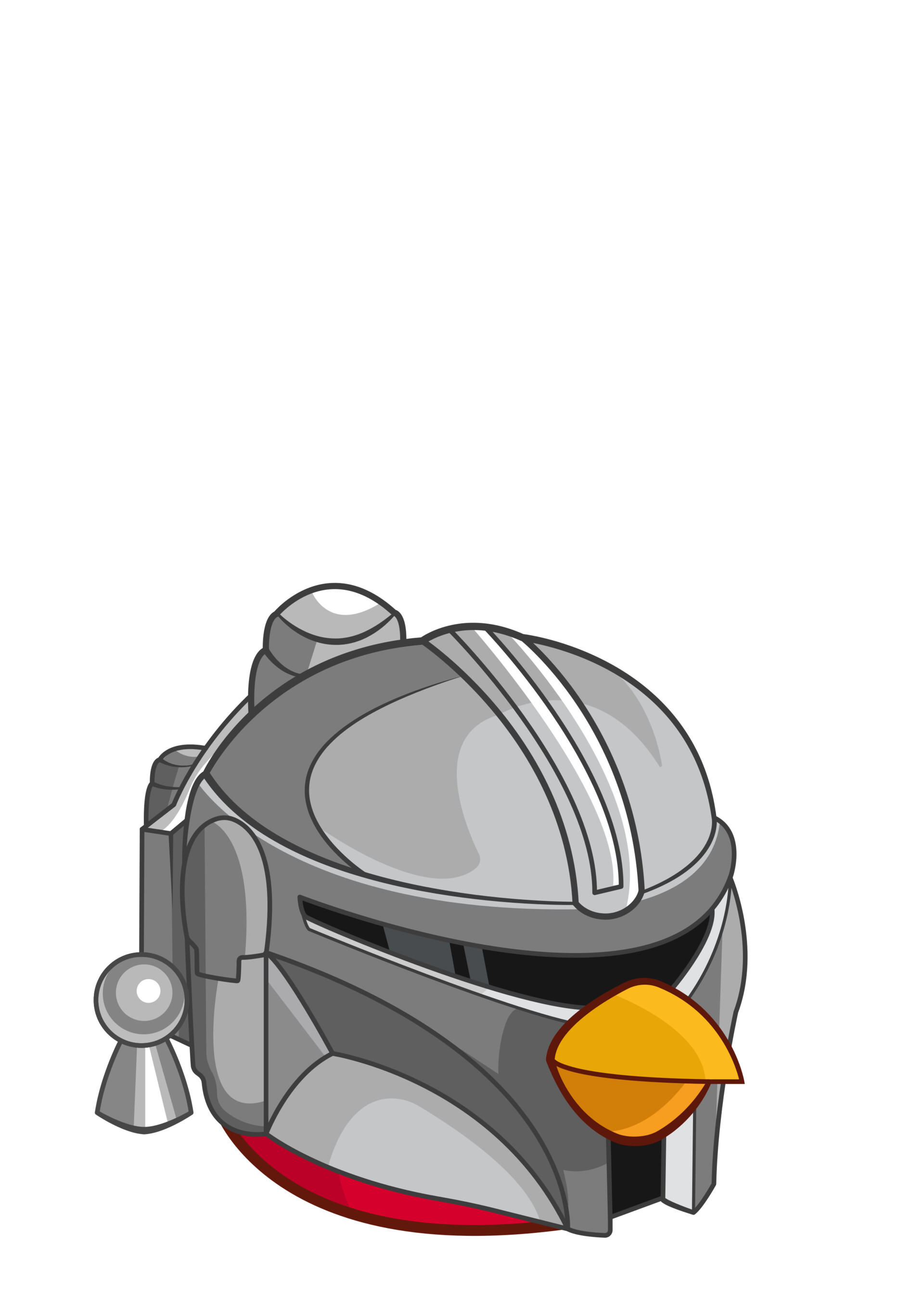 Artstation Angry Bird Star Wars The Mandalorian Din Dijarin Bird