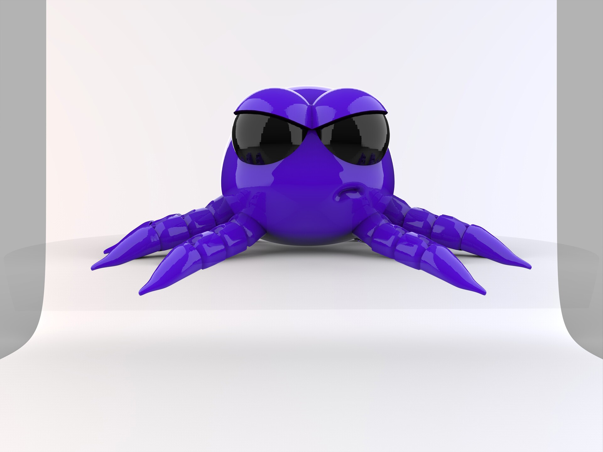 ArtStation - articulated angry octopus