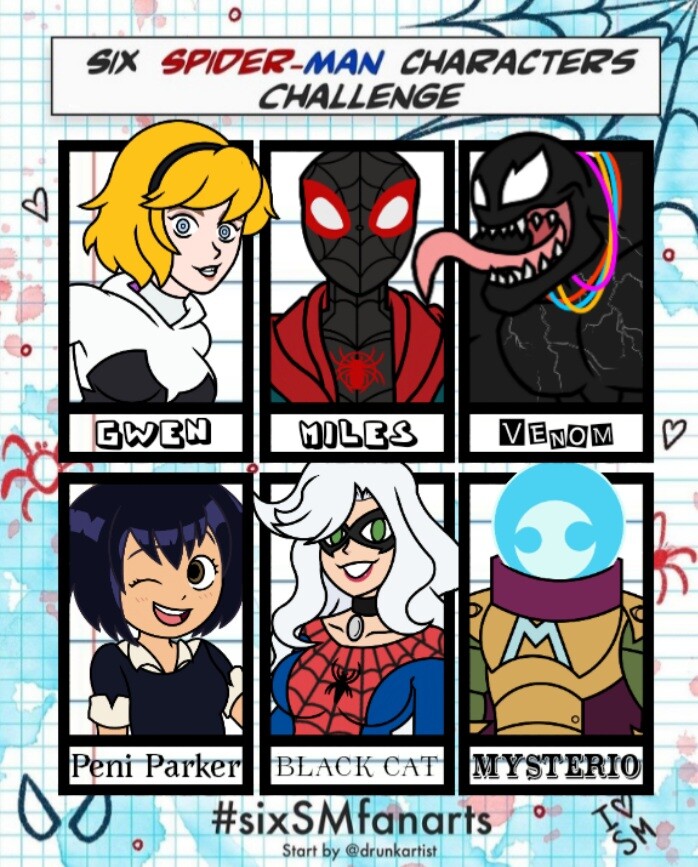 ArtStation - 6 Spider-Man Characters