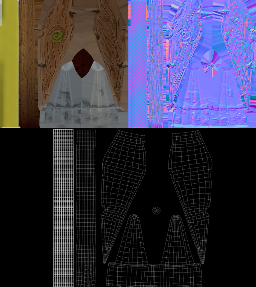 Matt Ciavarella - Stylized Wooden Long Spear V.2