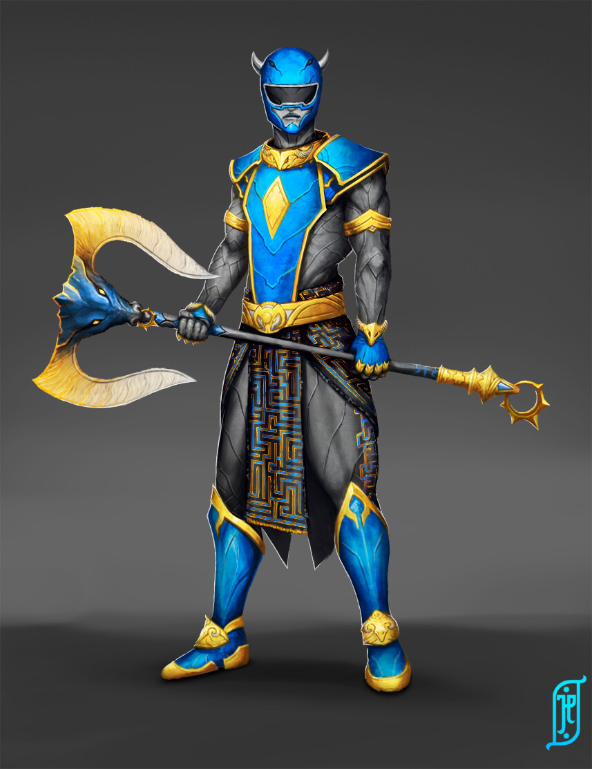 ArtStation - Character 44 - Commission Blue Ranger