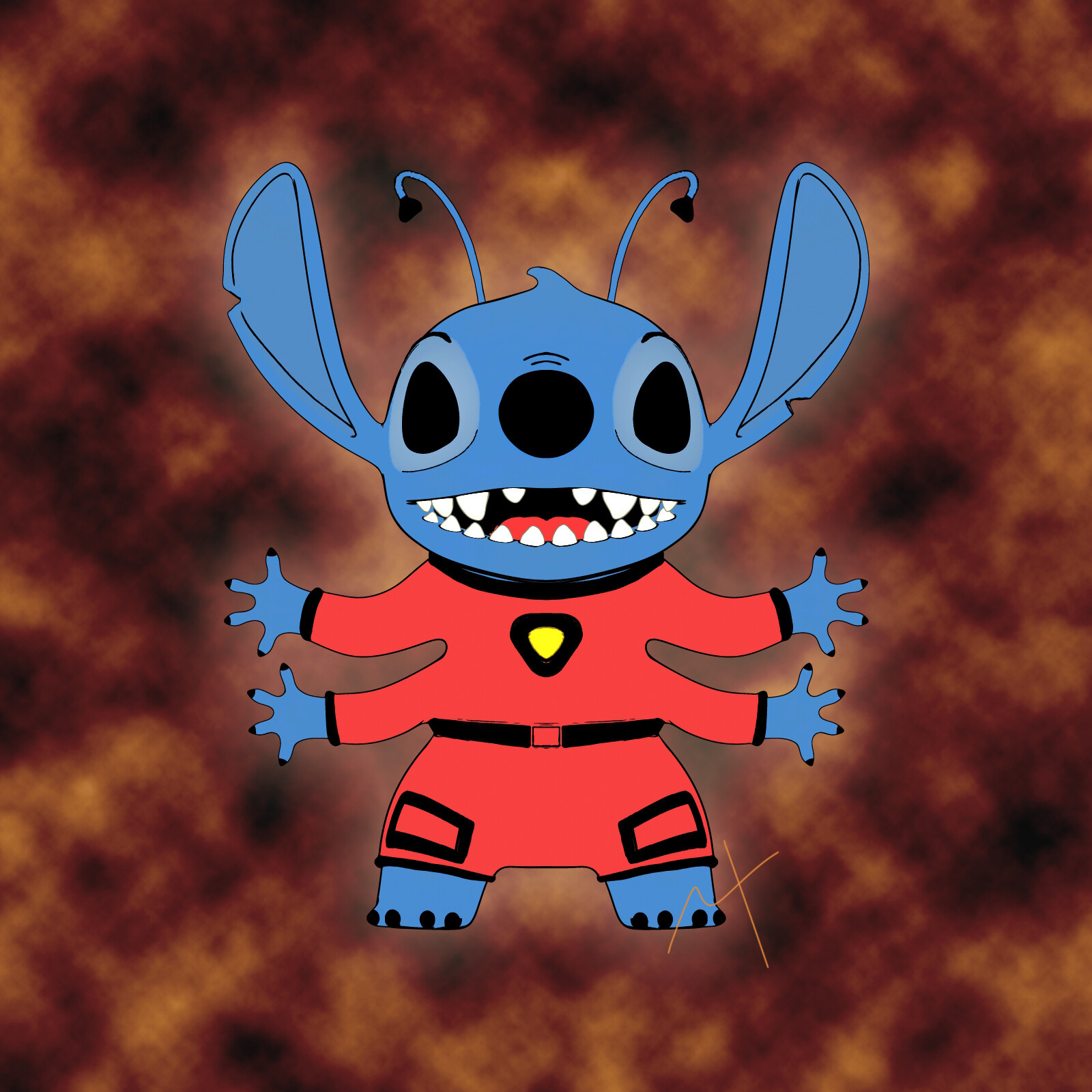 ArtStation - 3D Stitch Comic Mat