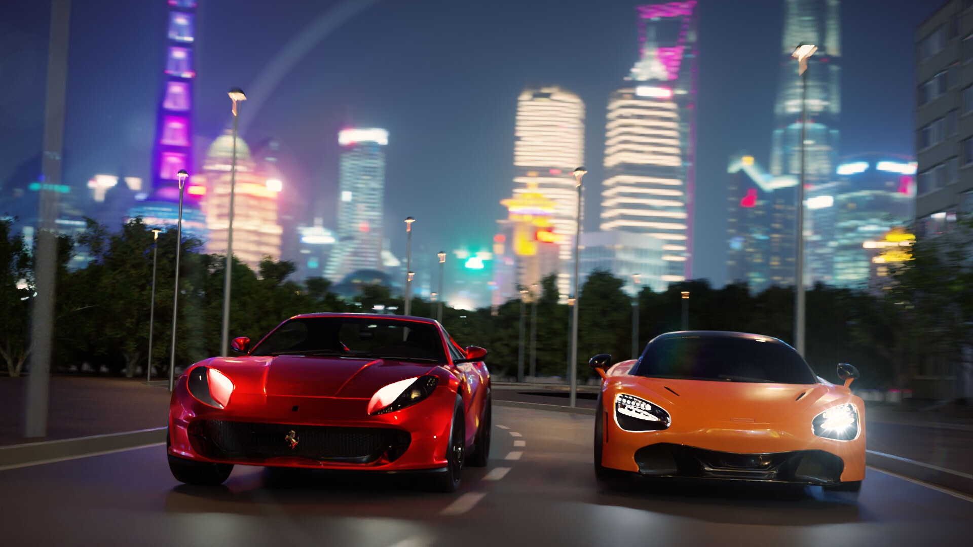 ArtStation - Car Chase in Blender Cycles