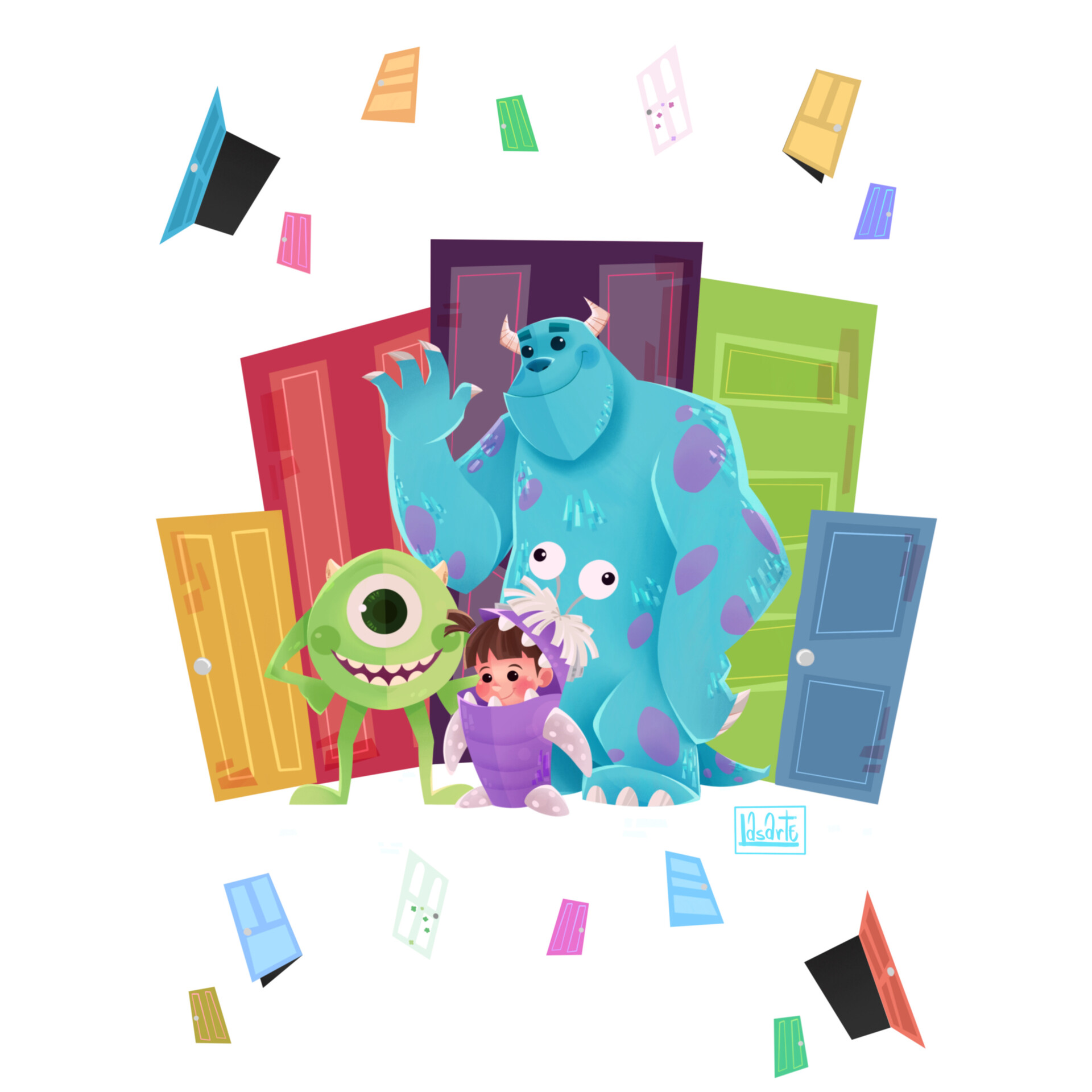 ArtStation - Monsters inc