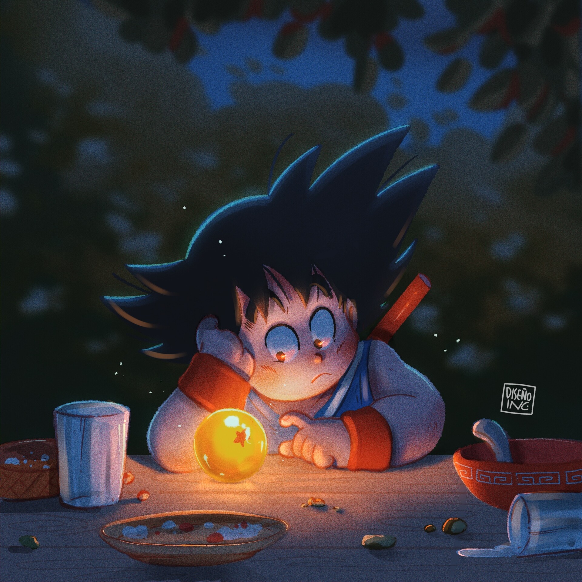 ArtStation - Night Version Goku