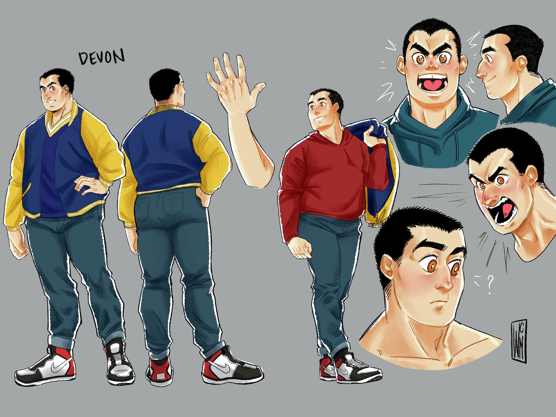 ArtStation - Devon Character design