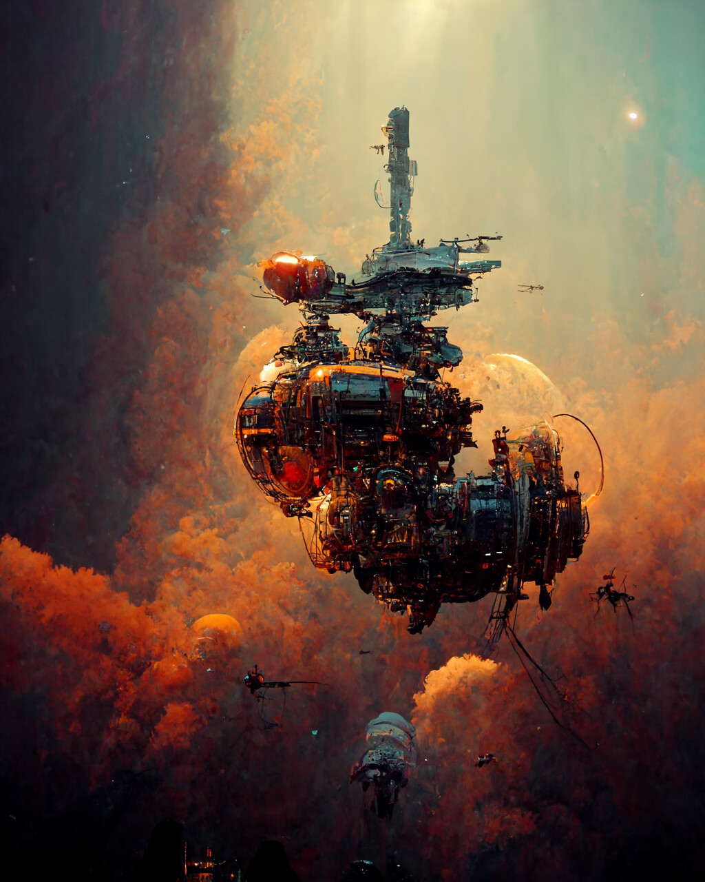 ArtStation - Space station Europa | Year 2456