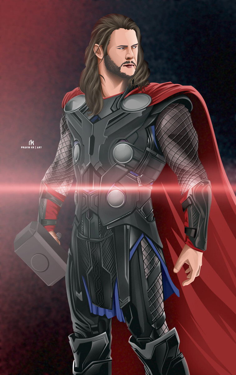 ArtStation - Thor Fan Art