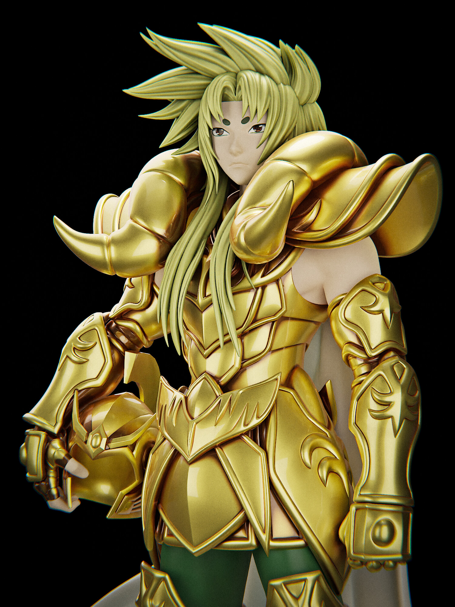 ArtStation - Saint Seiya ~The lost Canvas~ Aries Shion 1:6 scale