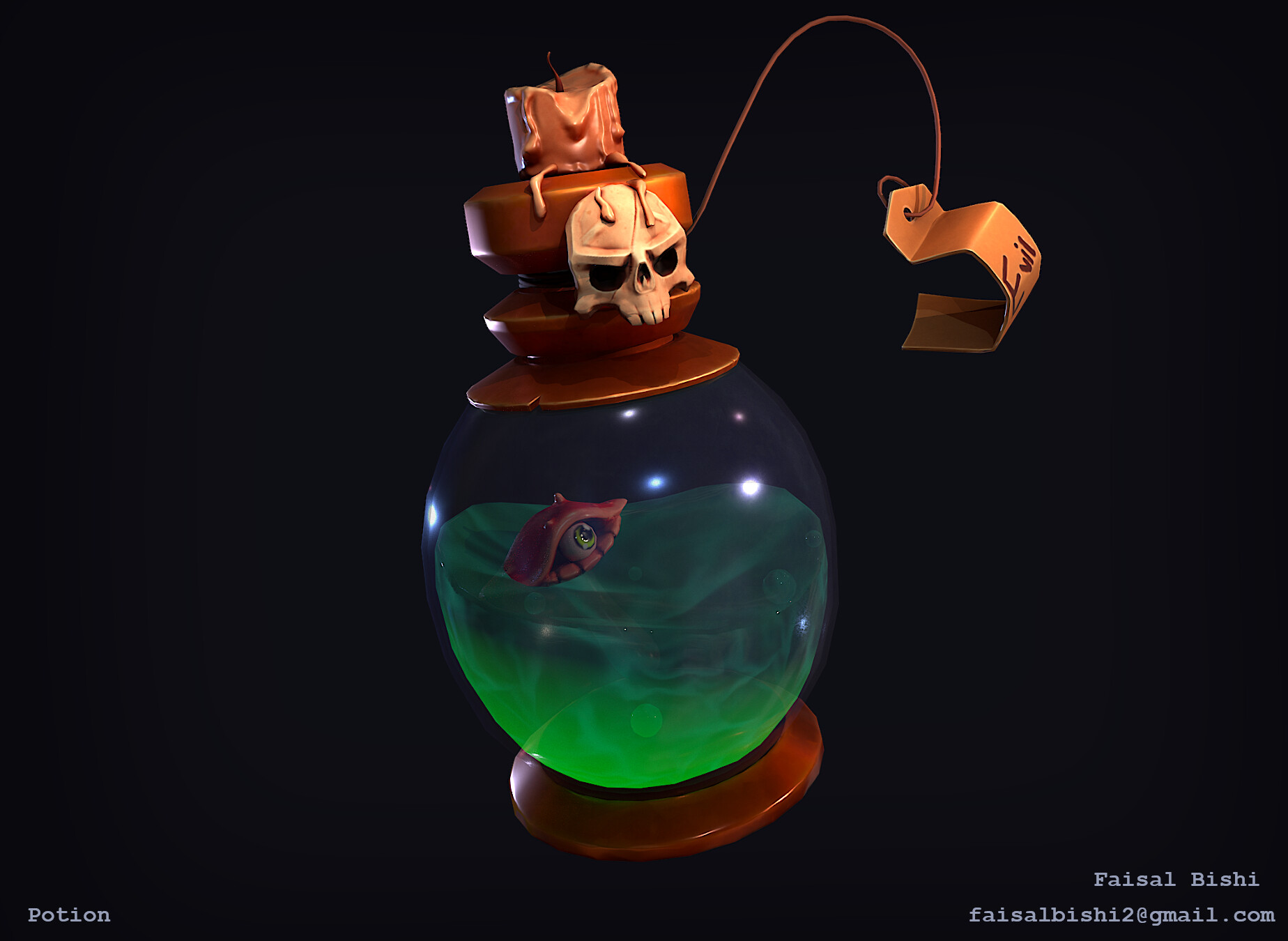 ArtStation - Stylized potion