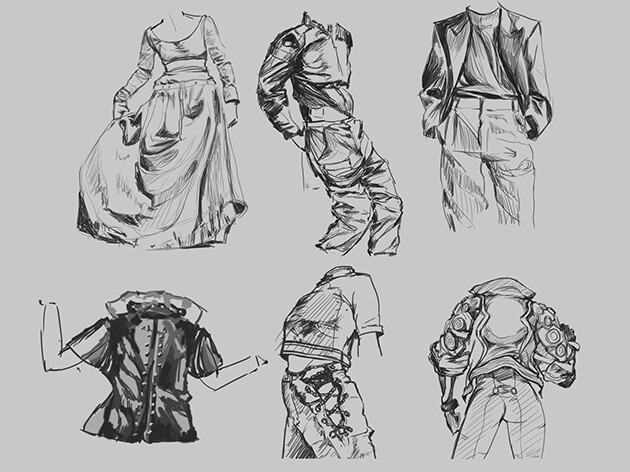 ArtStation - Cloth studies