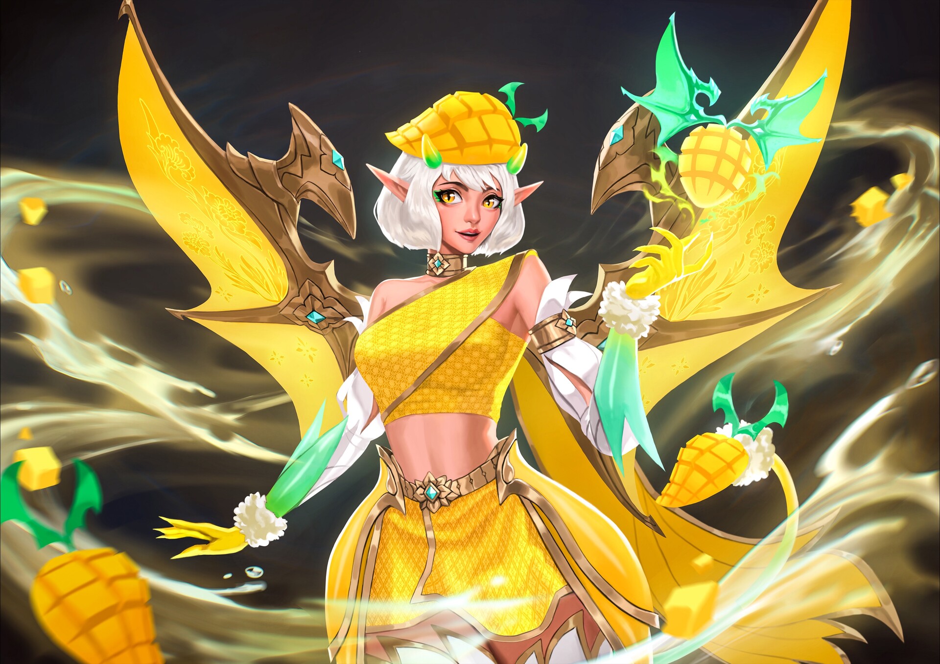 ArtStation - Veera Mango Sticky Rice (RoV Design Contest 2022)