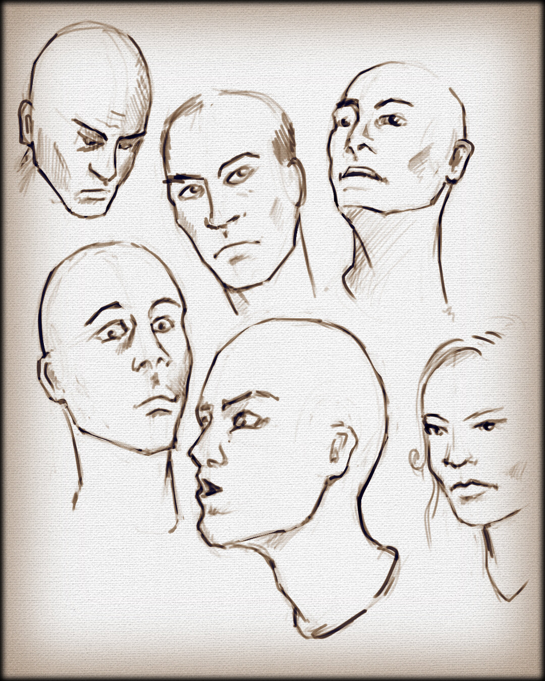 ArtStation - Expression Sketches
