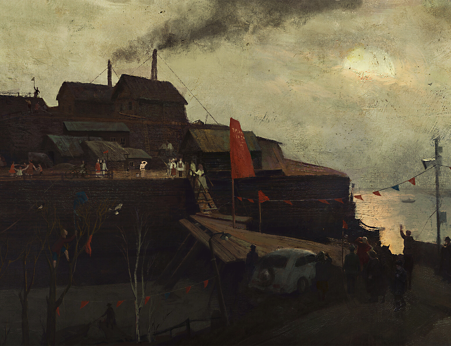 ArtStation - Belyana (floating village)