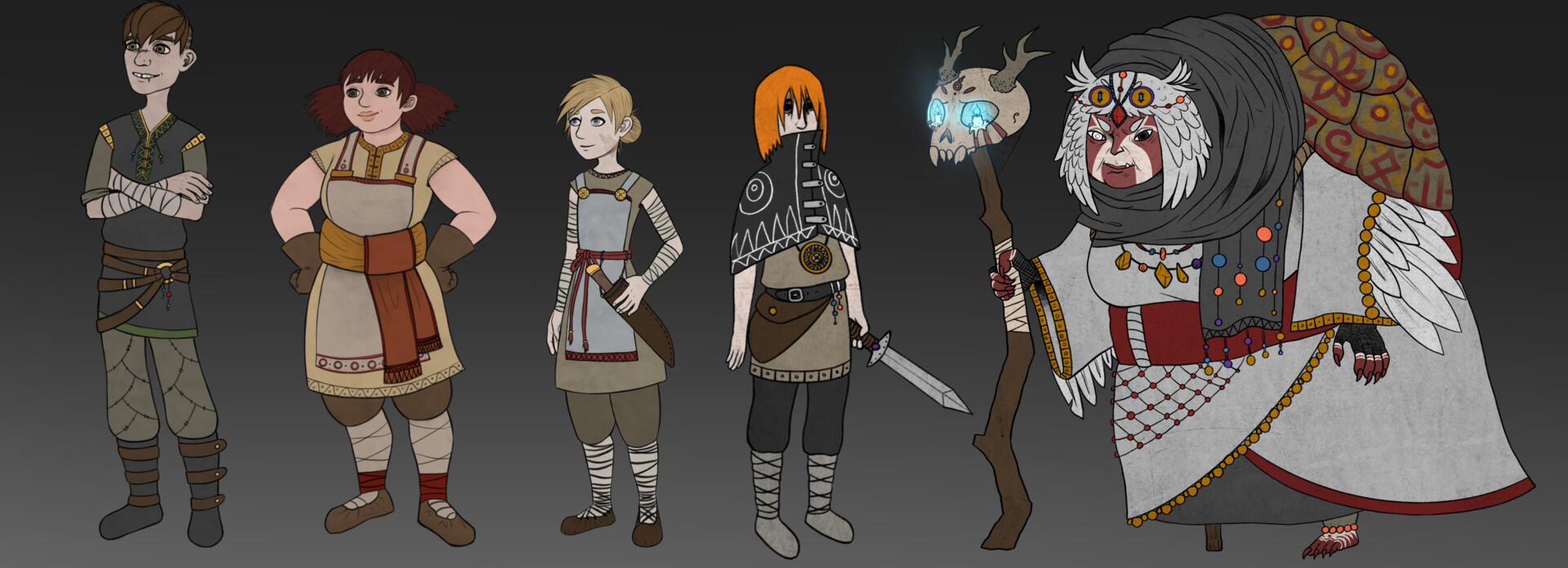 ArtStation - Forest Of Lost Friends - Character Design and Models