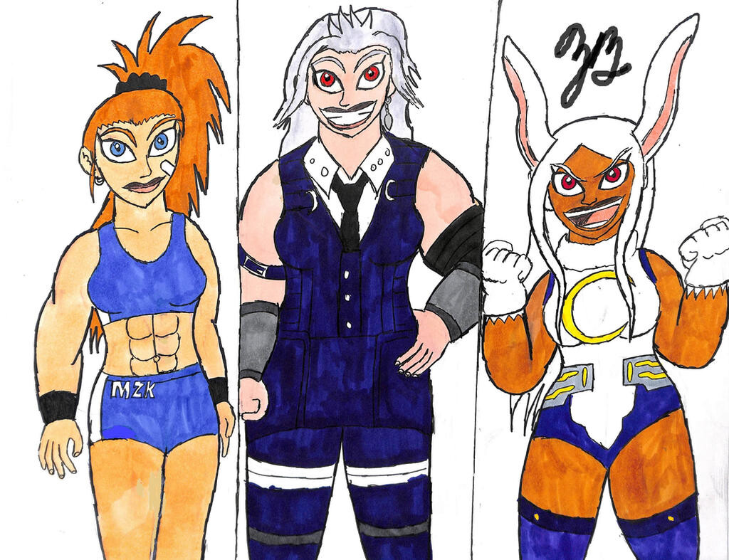 ArtStation - Muscle Anime Waifus