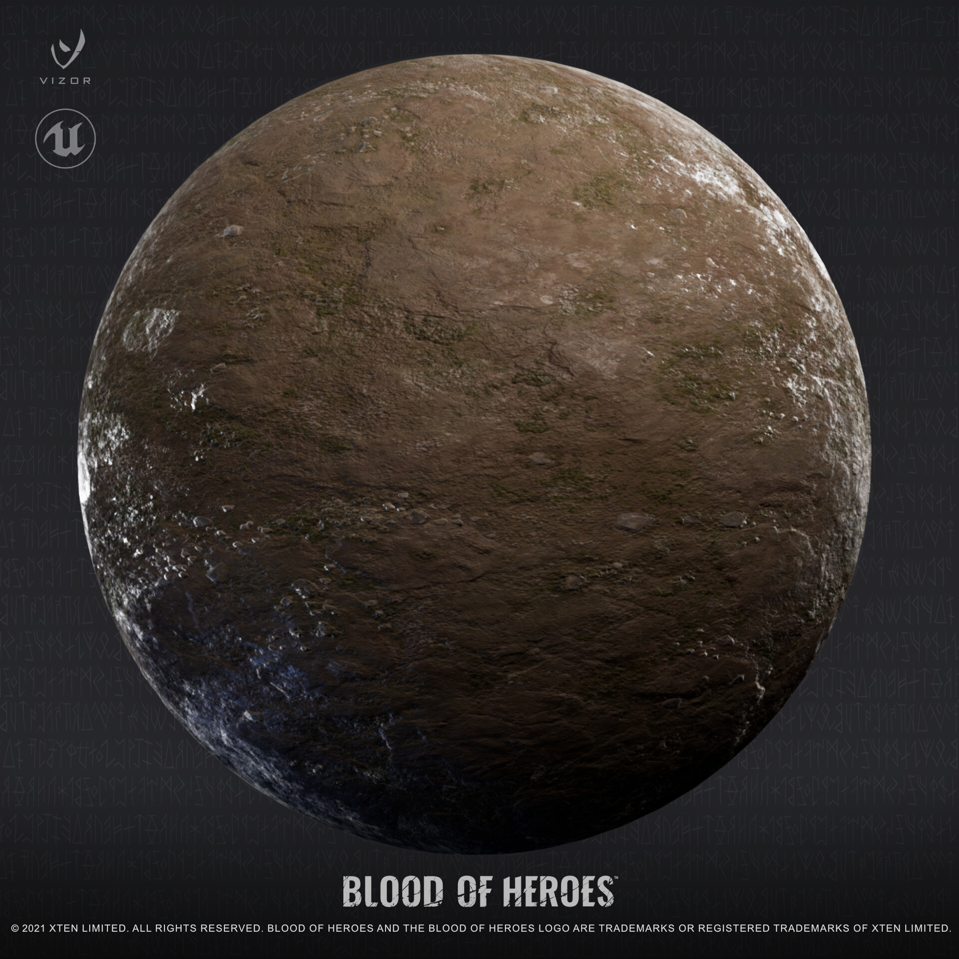 Valentina Tkalenko - Blood of Heroes: Material Art (UE4)