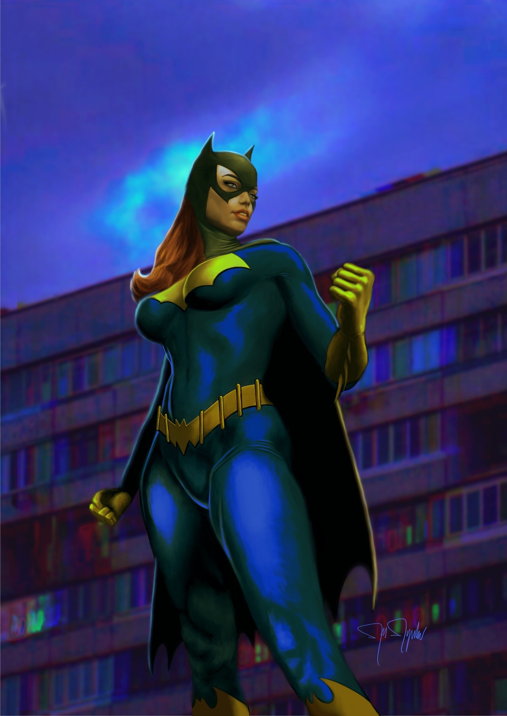 ArtStation - Bat Girl - Digital Art by Martin Ayala