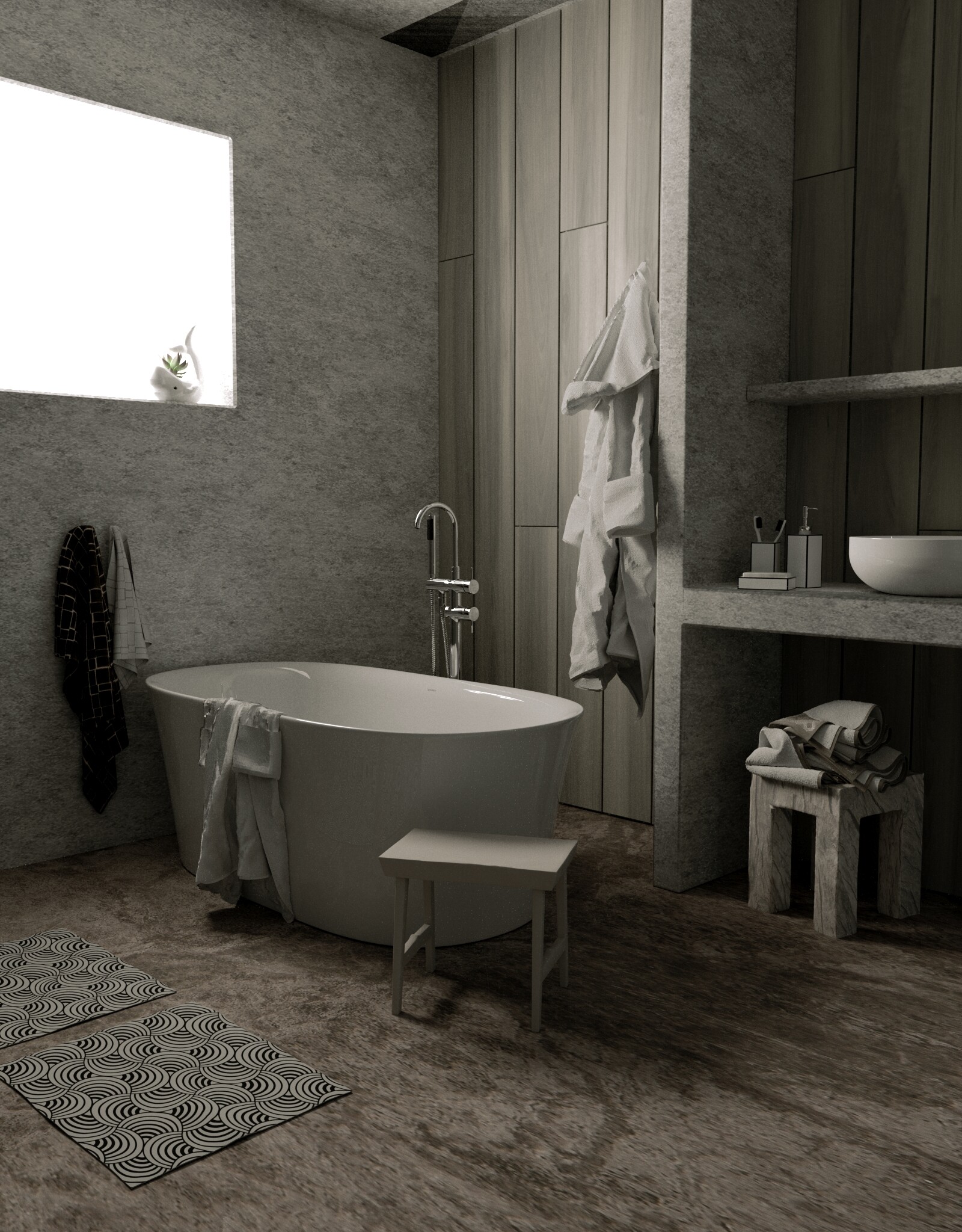 ArtStation - restroom