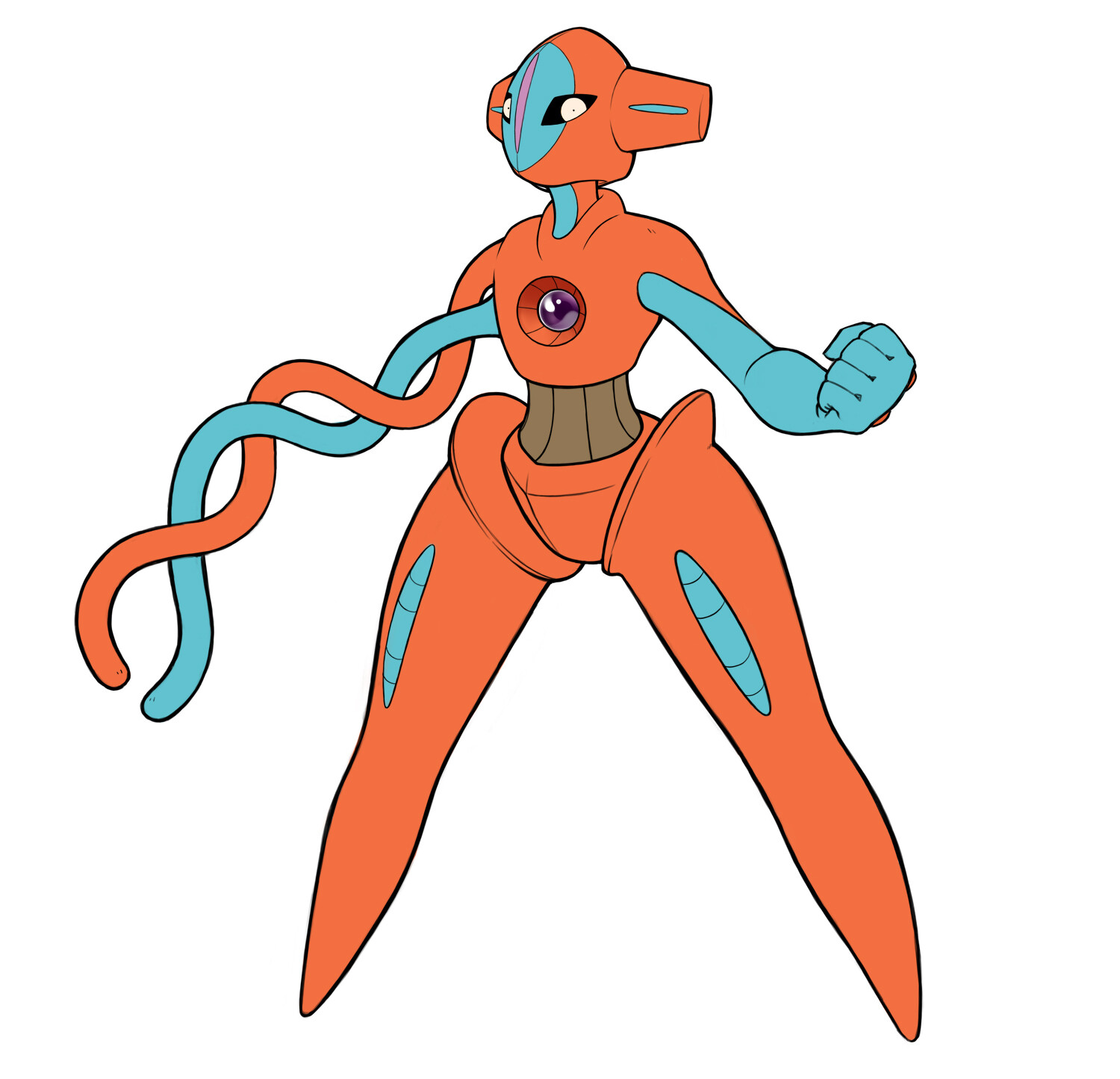 Tomas Ogle - Deoxys Pokemon Fanart