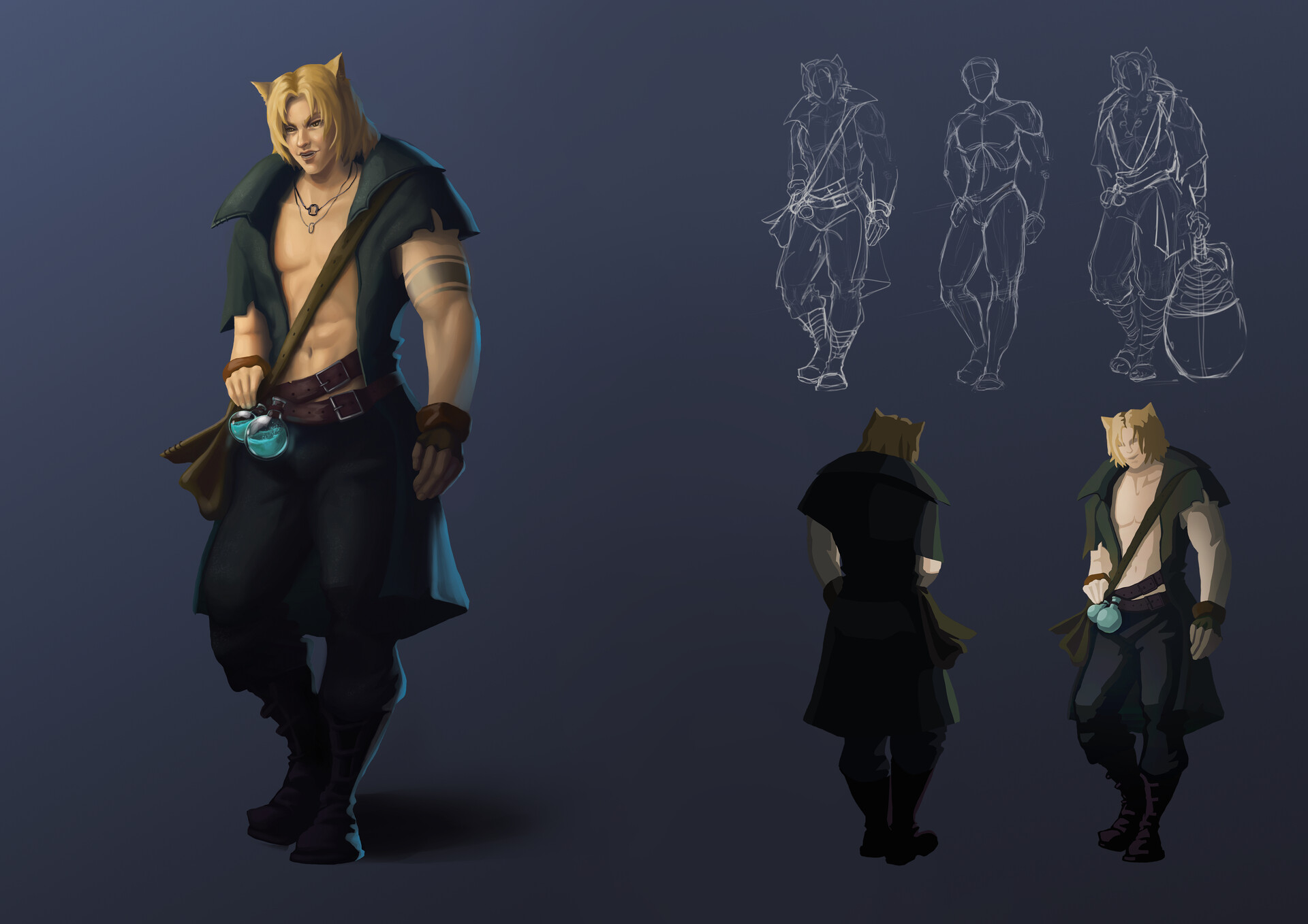 ArtStation - Character concept | Wakama