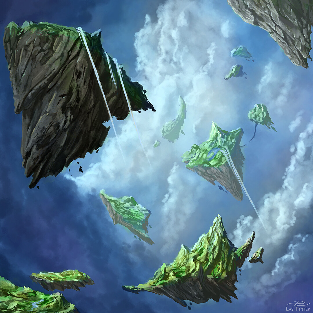 Laszlo Pinter (Las Pinter) - Up in the sky - Commission