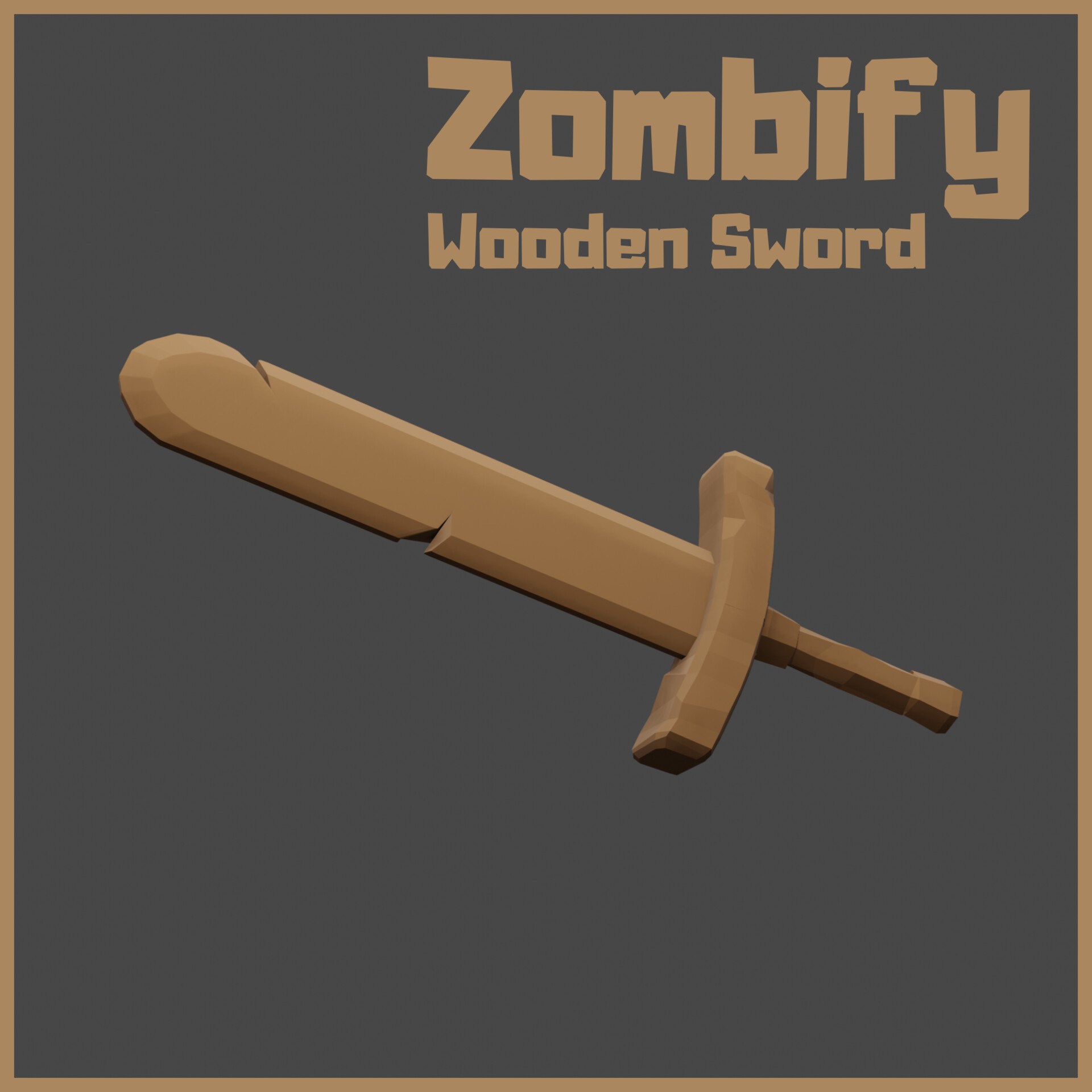 ArtStation - Wooden Sword
