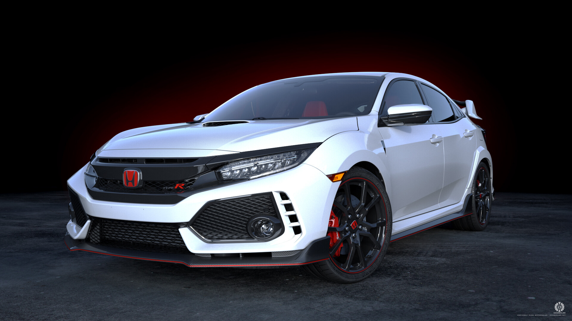 ArtStation - 2018 Honda Civic Type R