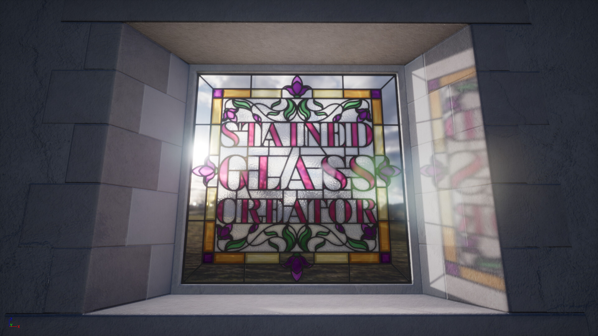 ArtStation - Stained Glass Substance Material